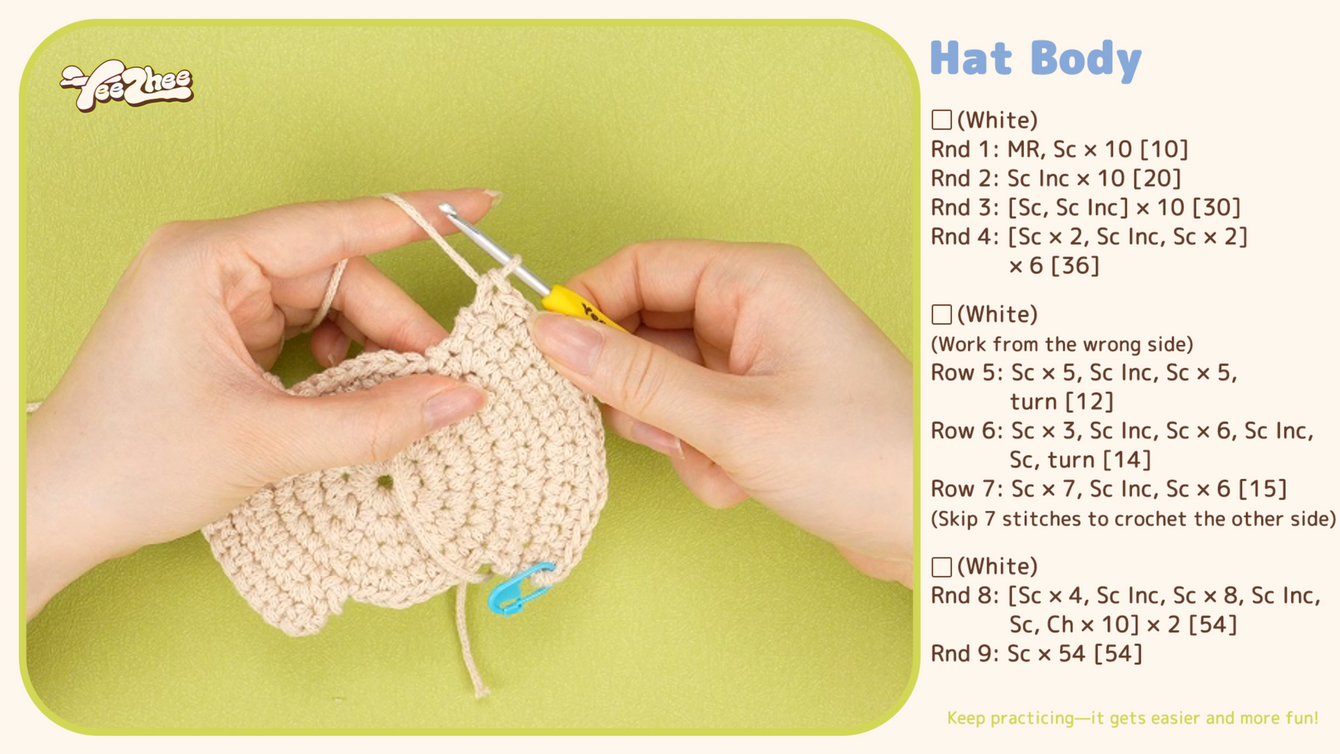 Cat's Aviator Hat Crochet Kit – Yeezhee