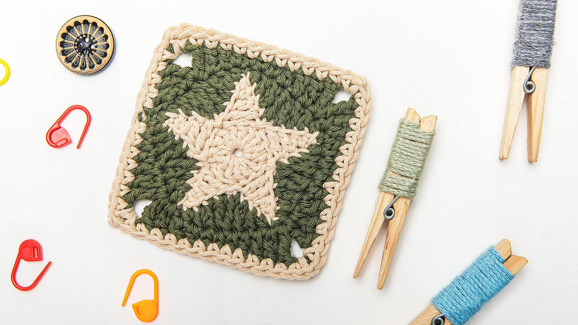 Star Granny Square | Free Written and Diagram Patterns – Yeezhee